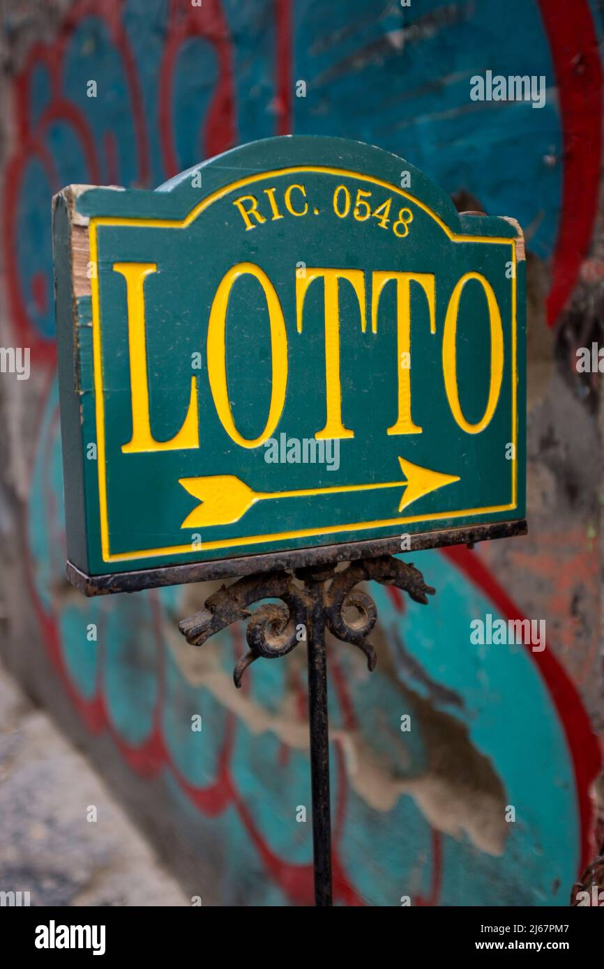 Lotto sign hi-res stock photography and images - Alamy