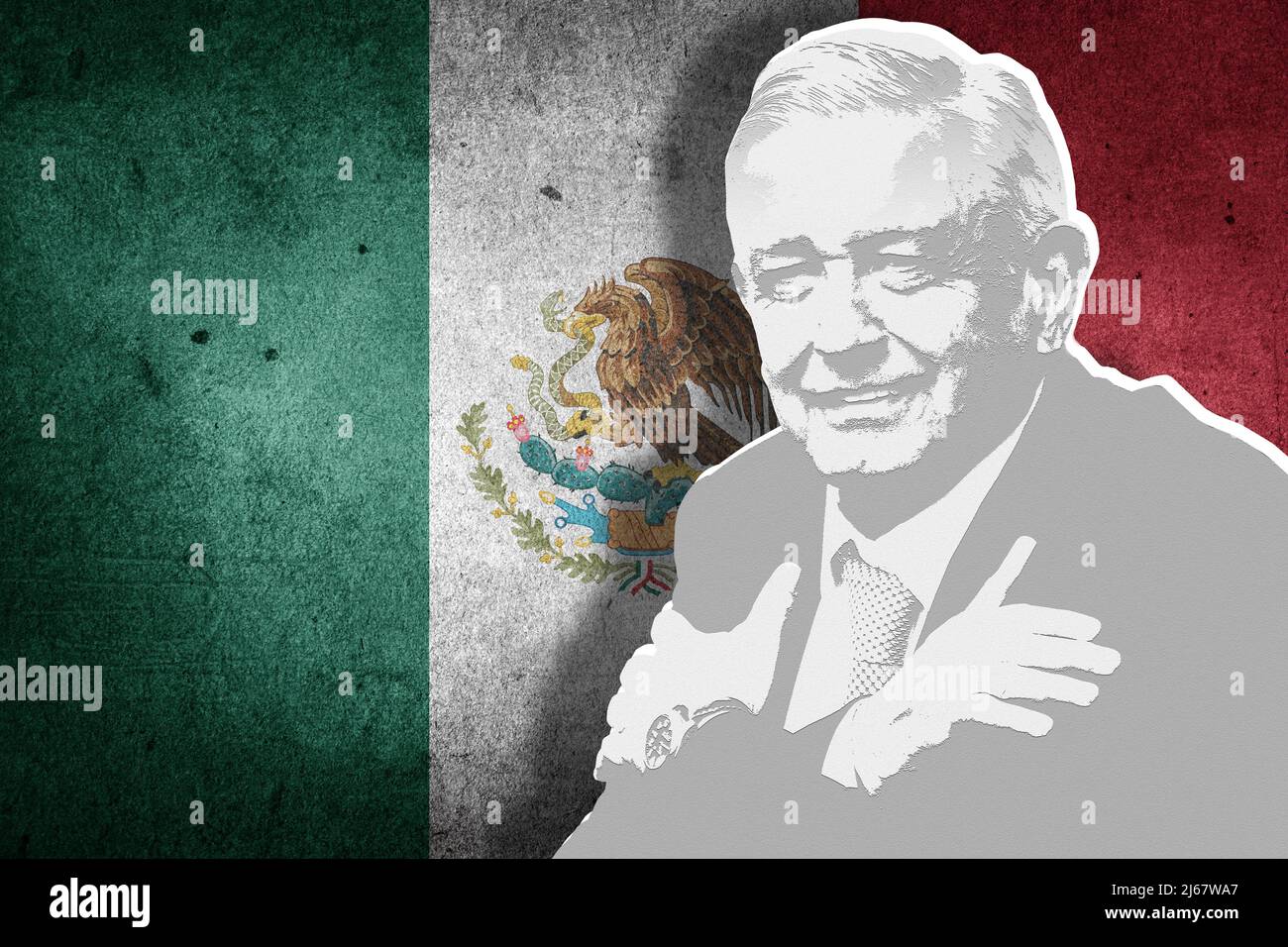 Andres manuel lopez obrador portrait hi-res stock photography and ...