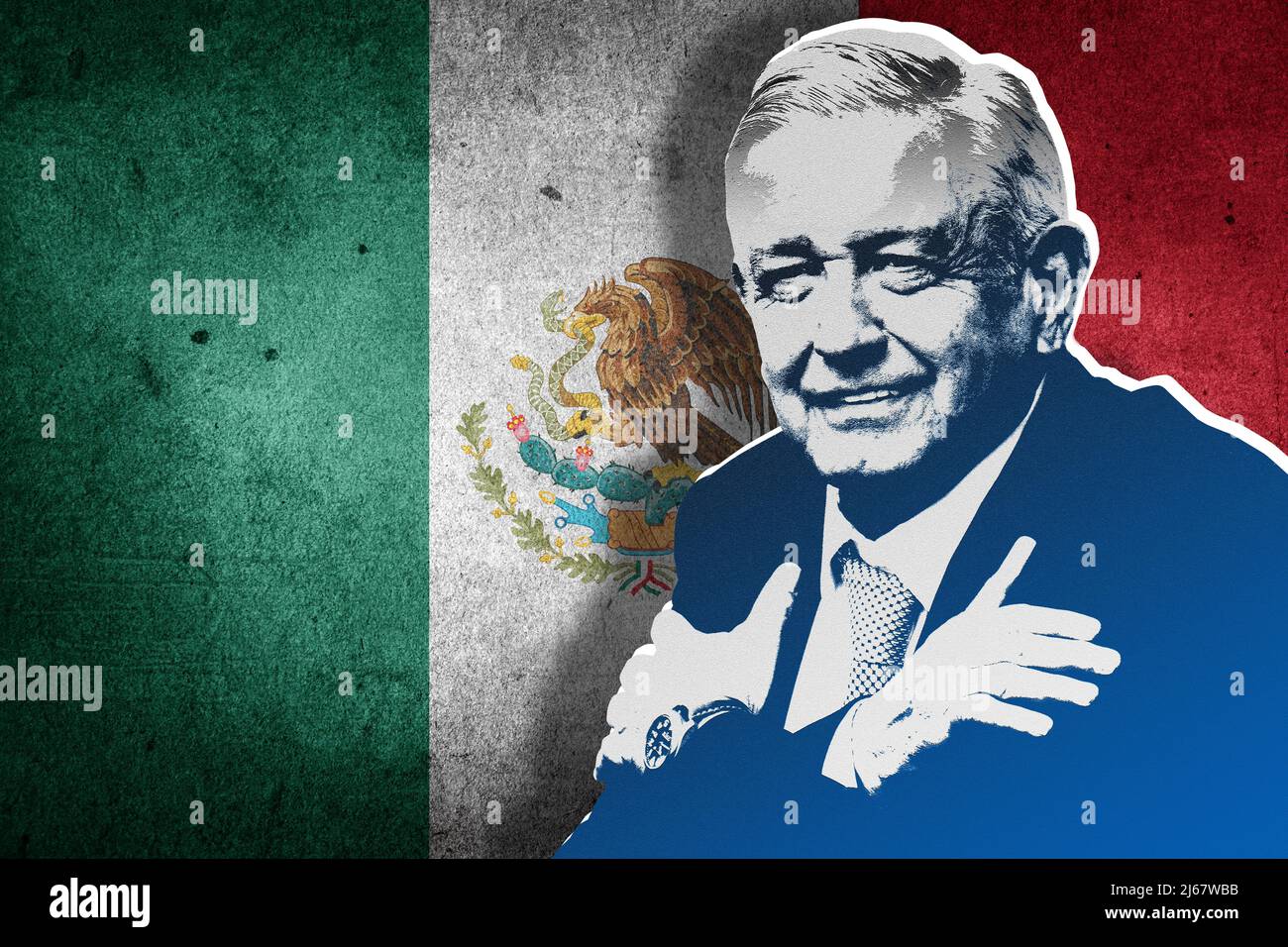 Tricolor mexican flag hi-res stock photography and images - Alamy