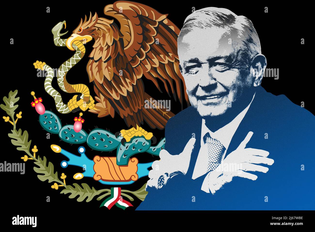Andres manuel lopez obrador portrait hi-res stock photography and ...