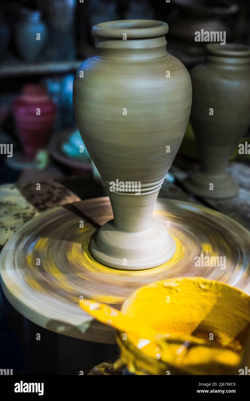 The Art of Ceramics creation in Maragogipinho, Aratuipe, Bahia, Brazil. Largest pottery center ...