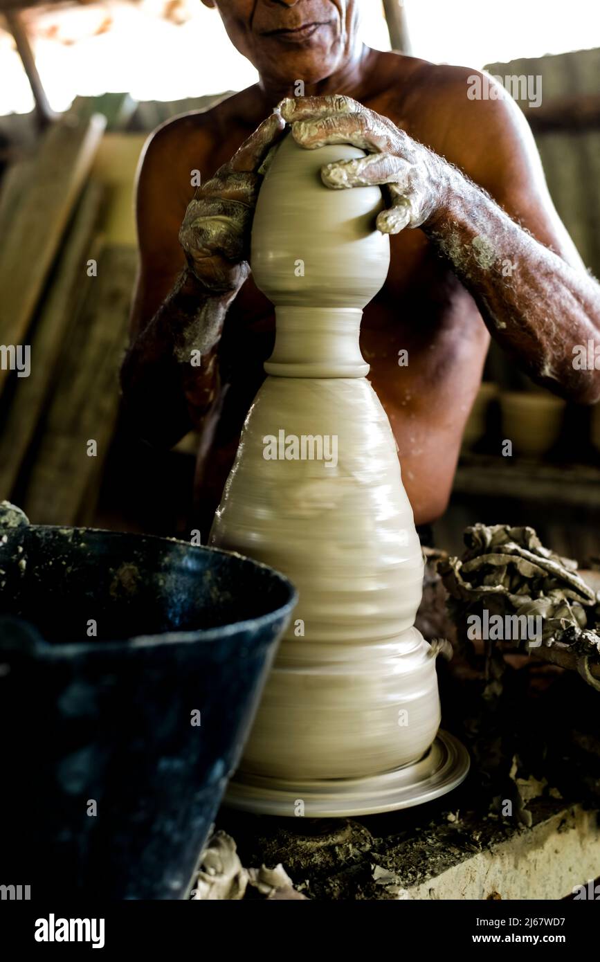The Art of Ceramics creation in Maragogipinho, Aratuipe, Bahia, Brazil ...