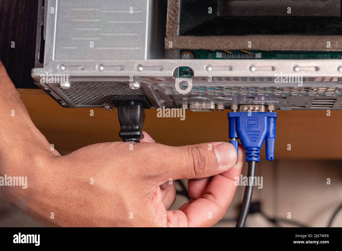 Male vga cable hi-res stock photography and images - Alamy