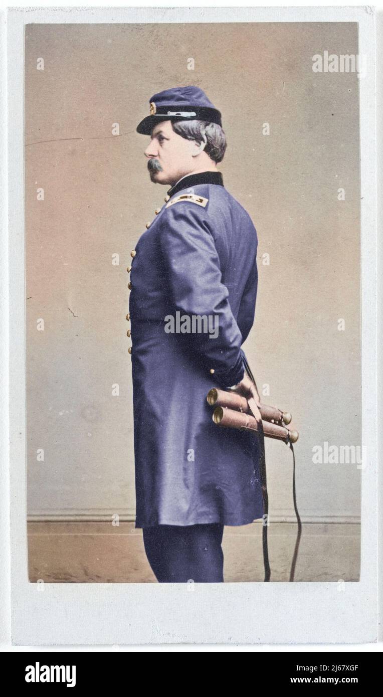 General George McClellan, 1862. General George McClellan poses with a ...