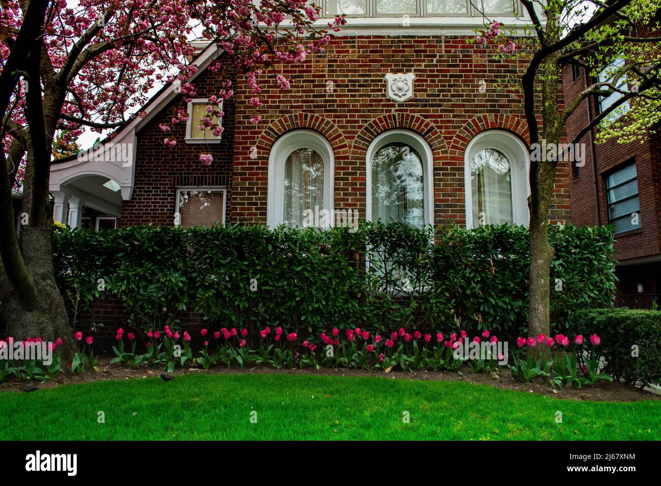 Brooklyn's Midwood area luxury expensive houses Stock Photo - Alamy