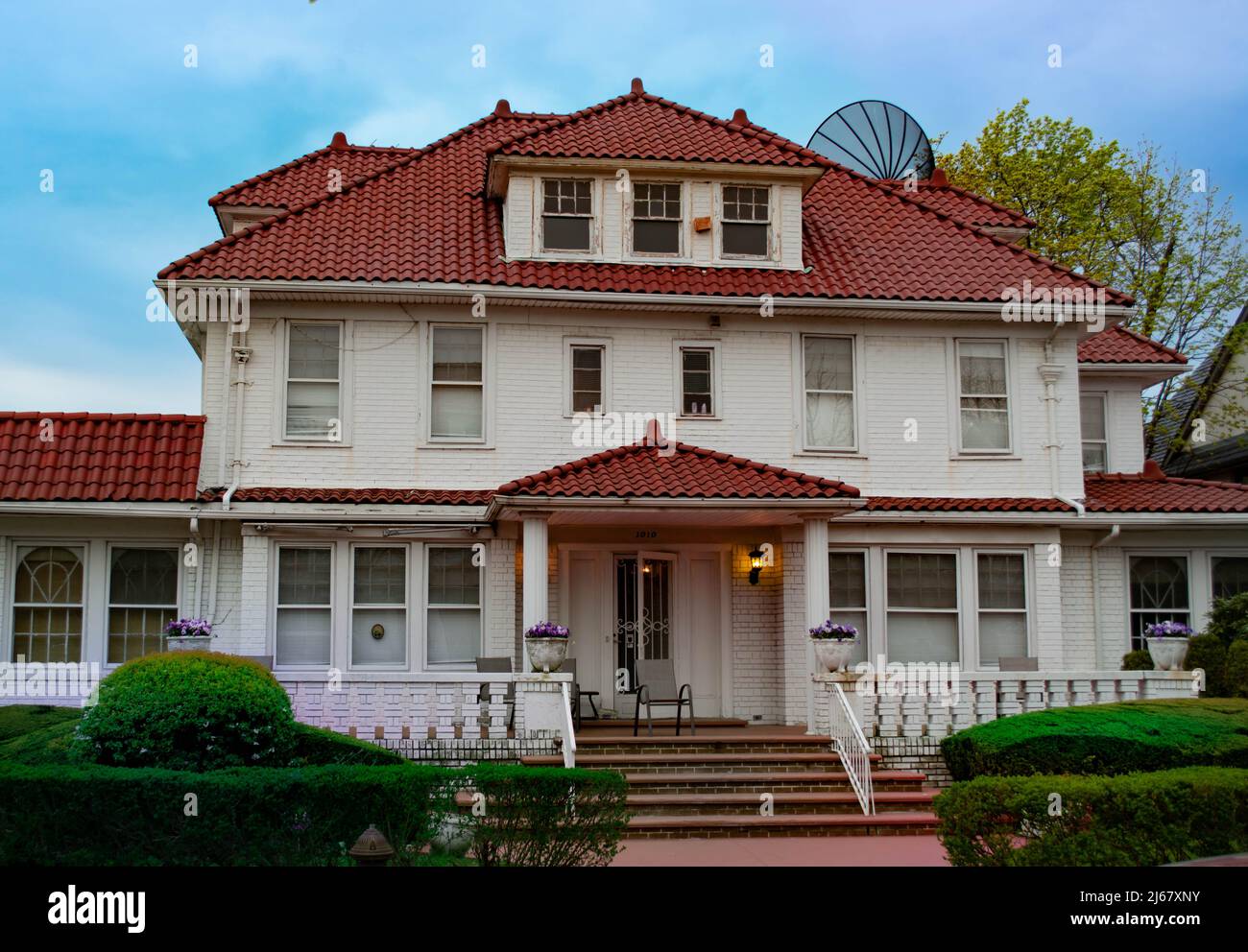 Brooklyn's Midwood area luxury expensive houses Stock Photo - Alamy