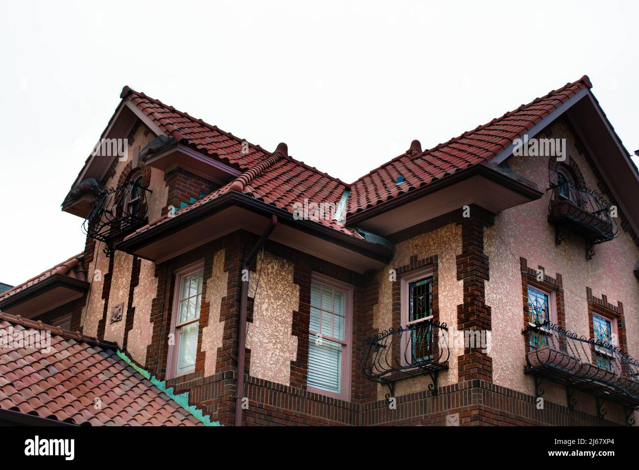 Brooklyn's Midwood area luxury expensive houses Stock Photo - Alamy