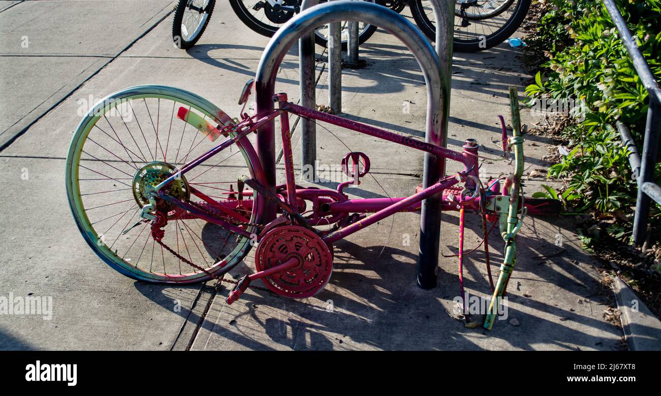 Disassembled bicycle hi-res stock photography and images - Alamy