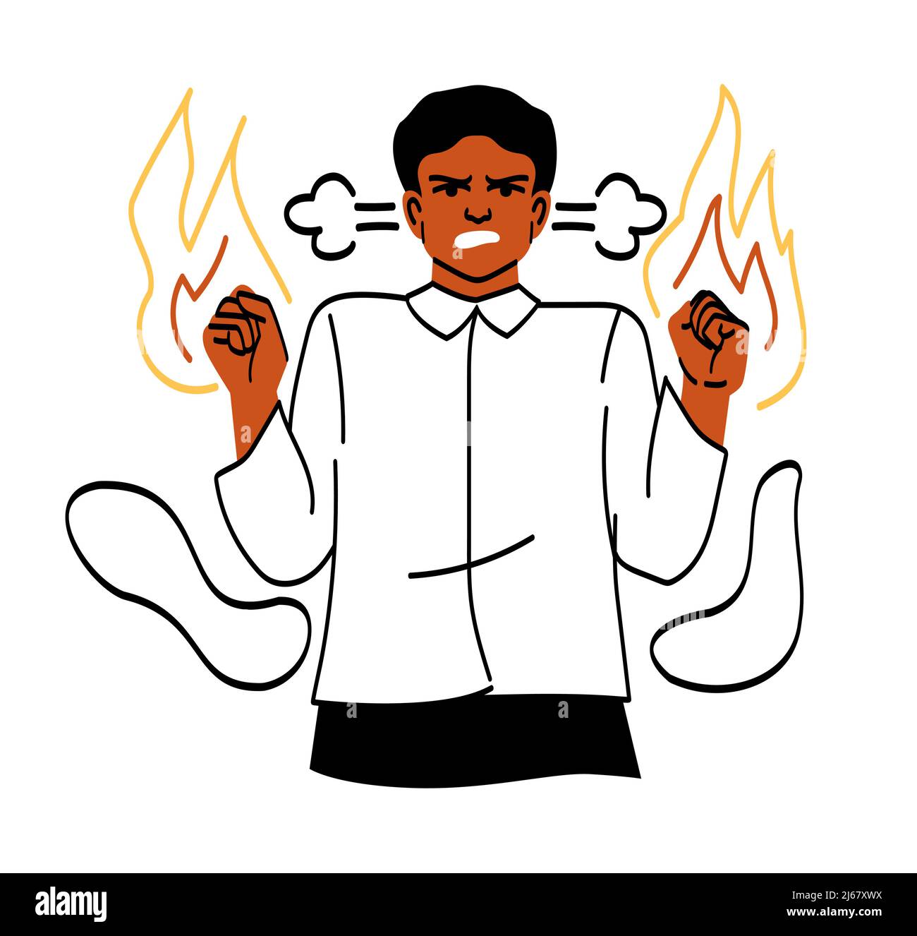 Angry people set Stock Vector Image & Art - Alamy