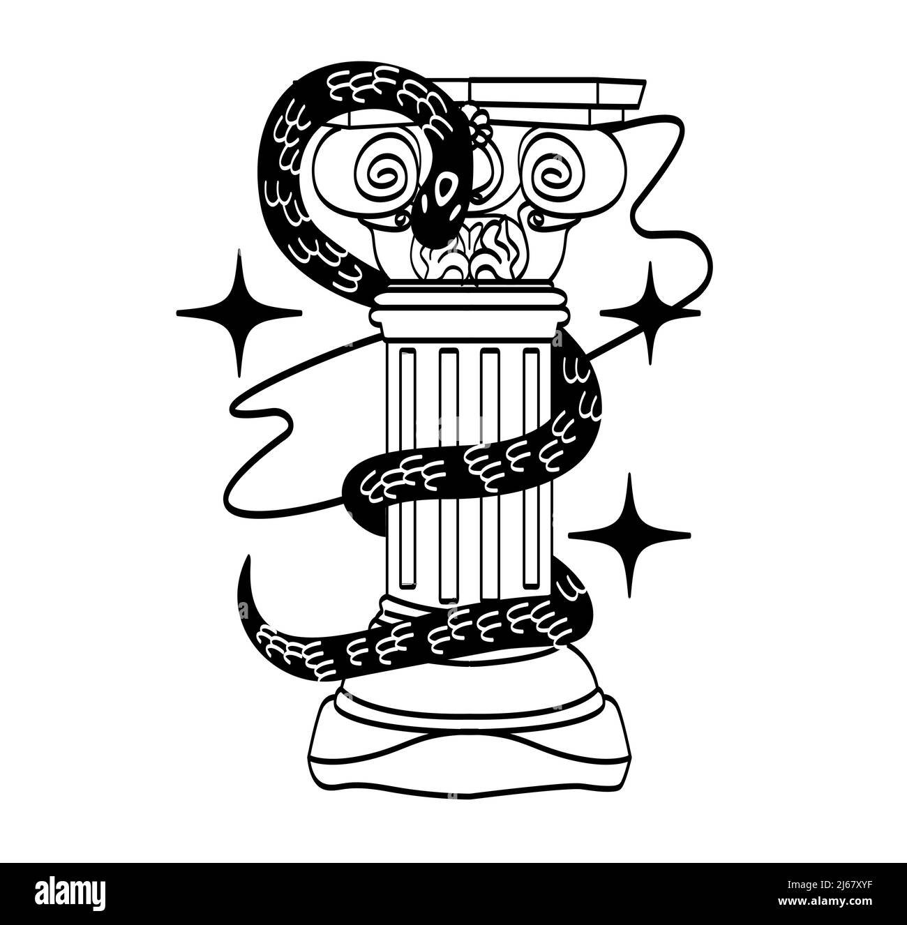 Traditional stone culture and statues Stock Vector Images - Alamy