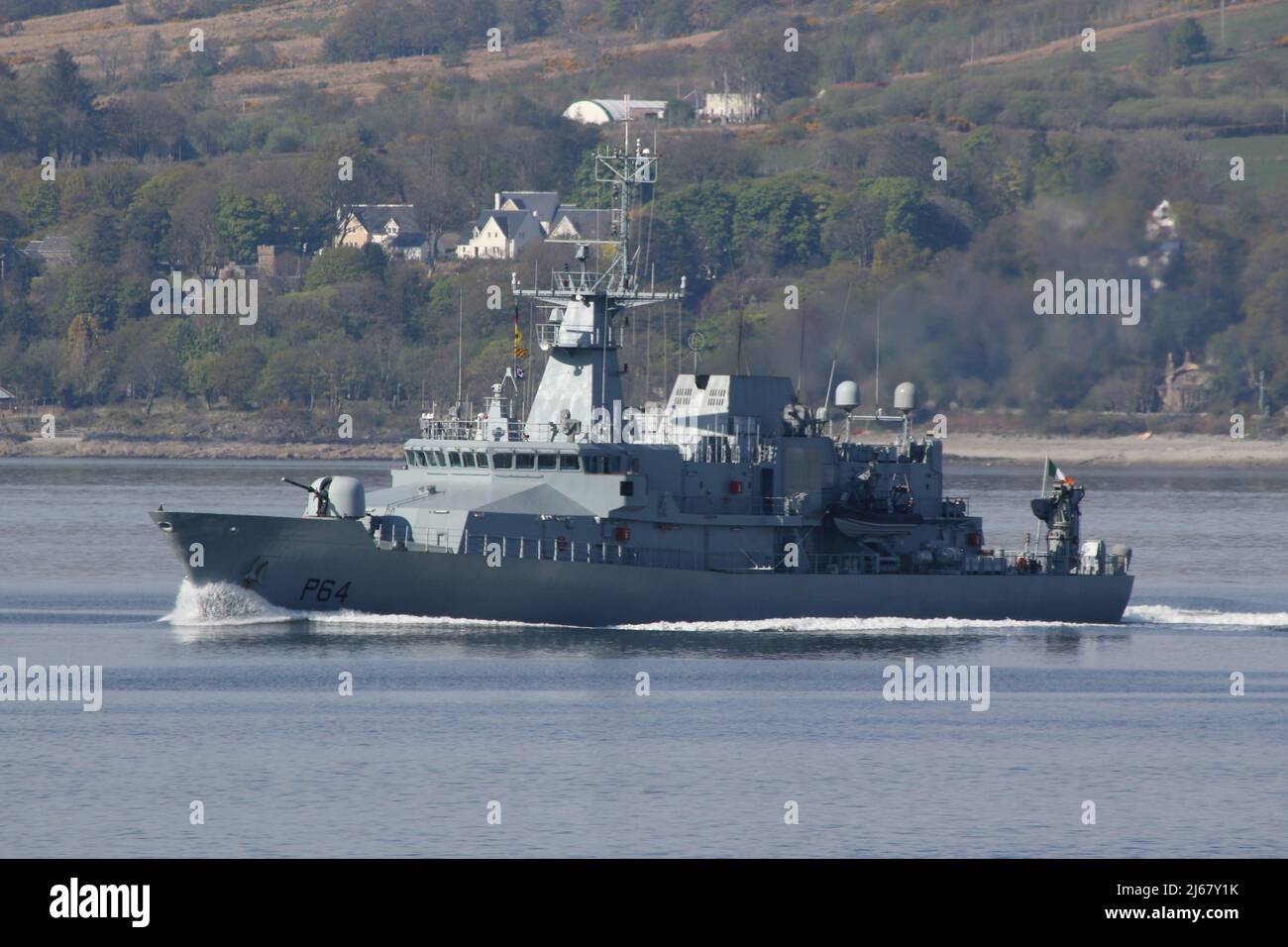 LÉ George Bernard Shaw (P64), a Samuel Beckett-class offshore patrol ...