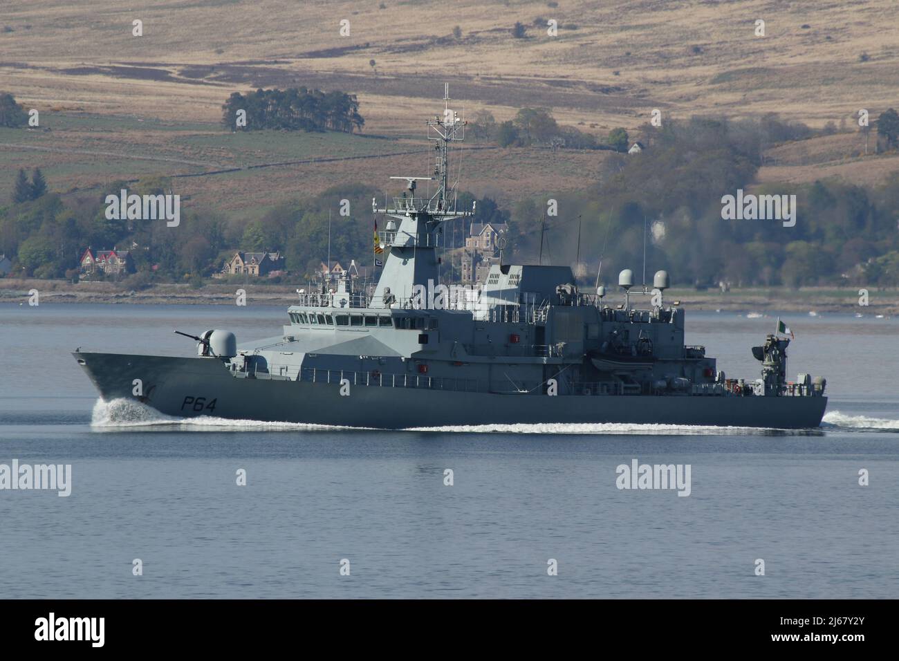 LÉ George Bernard Shaw (P64), a Samuel Beckett-class offshore patrol ...