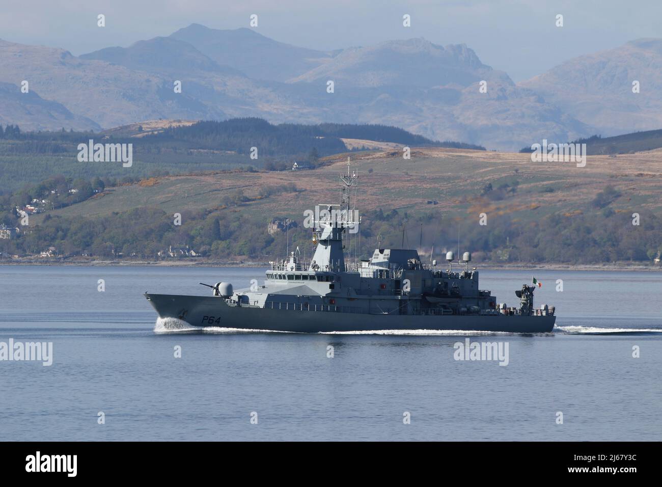 LÉ George Bernard Shaw (P64), a Samuel Beckett-class offshore patrol ...