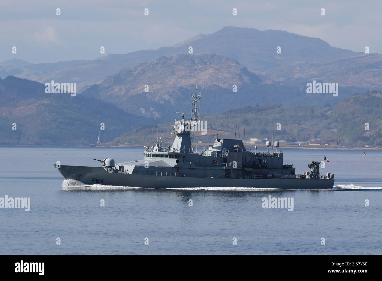 LÉ George Bernard Shaw (P64), a Samuel Beckett-class offshore patrol ...