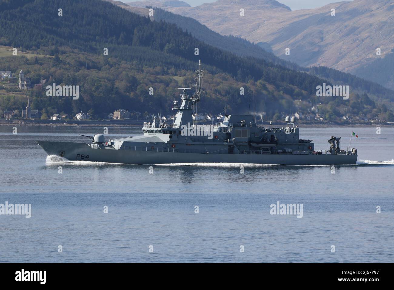 LÉ George Bernard Shaw (P64), a Samuel Beckett-class offshore patrol ...