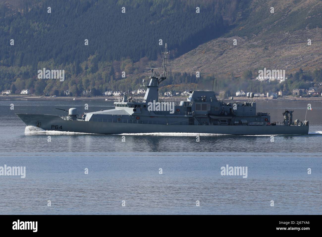 LÉ George Bernard Shaw (P64), a Samuel Beckett-class offshore patrol ...