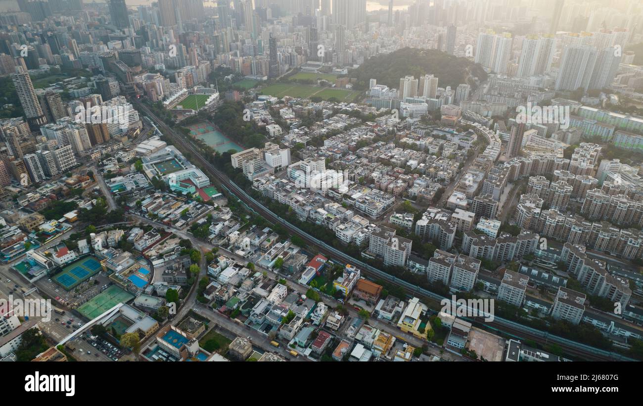 east rail line, one of main train railway in MTR system at Hong Kong ...