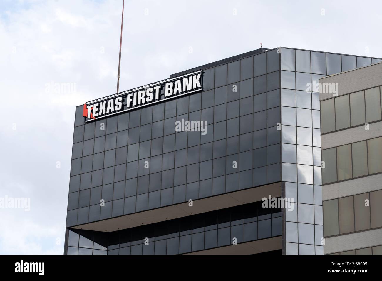 Houston, Texas, USA - March 6, 2022: Texas First Bank office in Houston ...