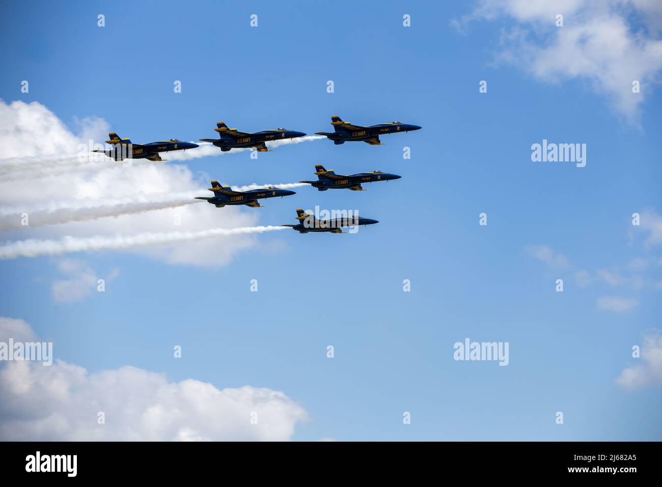 The U.S. Navy Flight Demonstration Squadron, the Blue Angels, pilot in ...