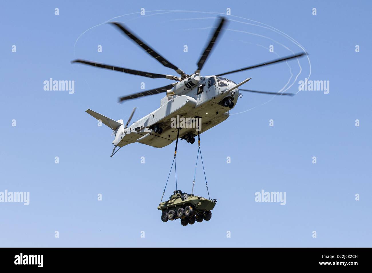 U.S. Marines with Marine Operational Test and Evaluation Squadron (VMX ...