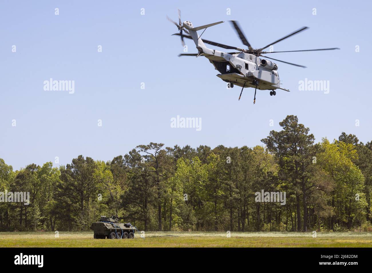 U.S. Marines with Marine Operational Test and Evaluation Squadron (VMX ...