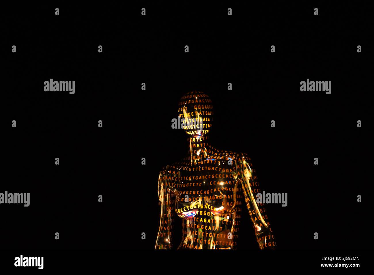Genome DNA Women Exhibit at the Smithsonian Natural History Museum ...