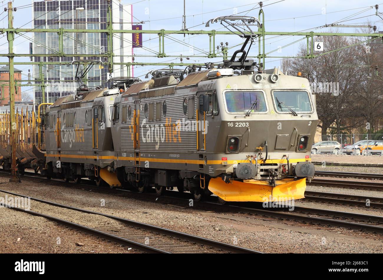 Karlstad, Sweden - April 24, 2022: Multiple-coupled electric ...