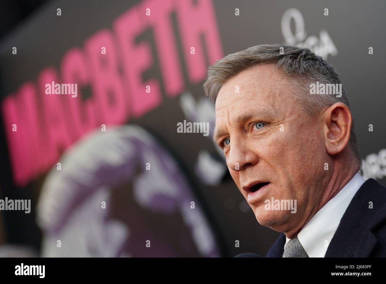 New York, USA. 28th Apr, 2022. Daniel Craig at arrivals for MACBETH ...