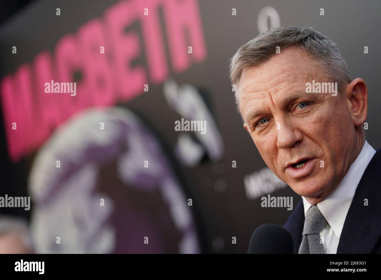 New York, USA. 28th Apr, 2022. Daniel Craig at arrivals for MACBETH ...