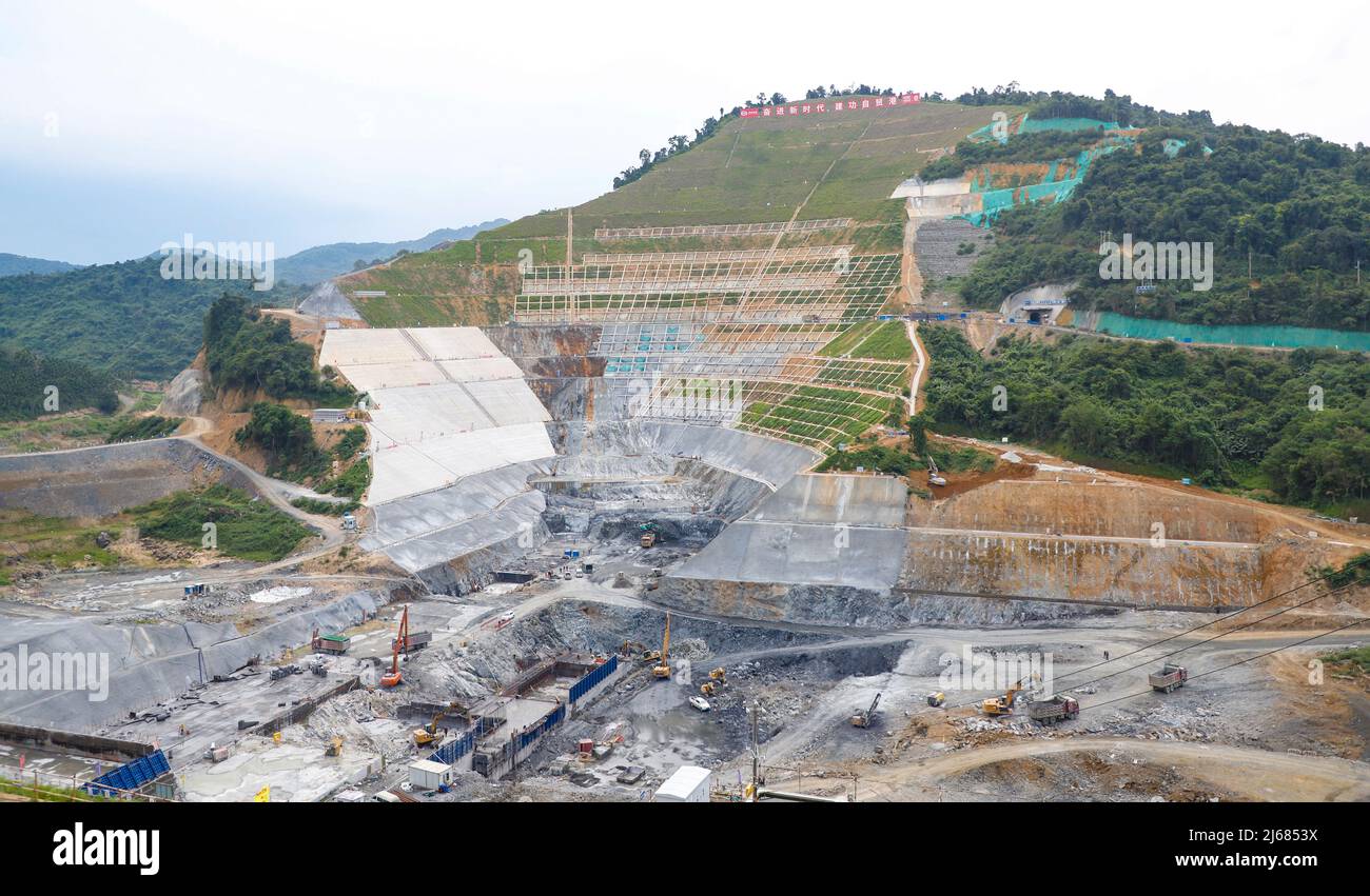 DANZHOU, CHINA - APRIL 27, 2022 - A view of the Maiwan Water ...