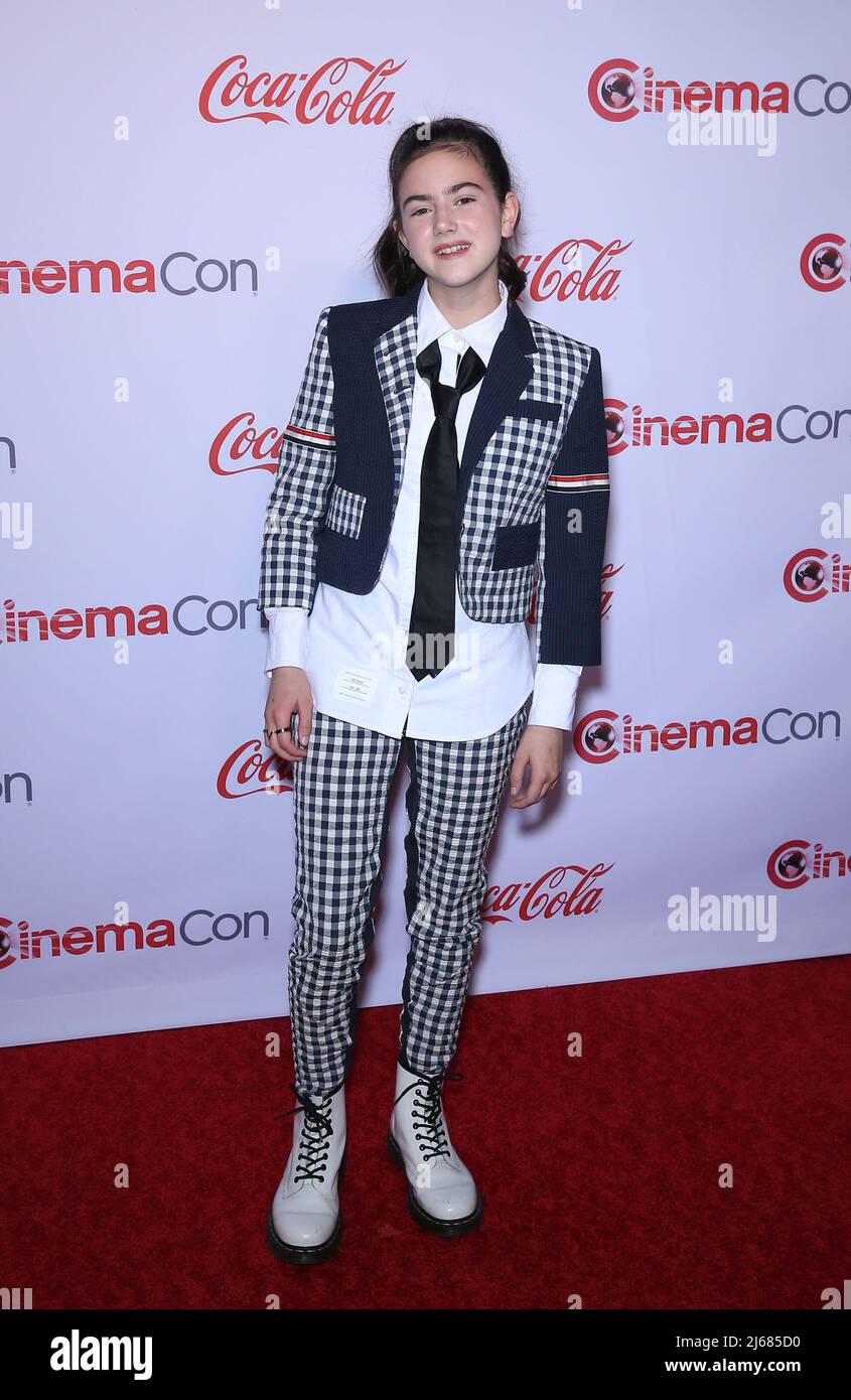 28 April 202 - Las Vegas, NV - Abby Ryder Fortson. CinemaCon 2022 Big ...