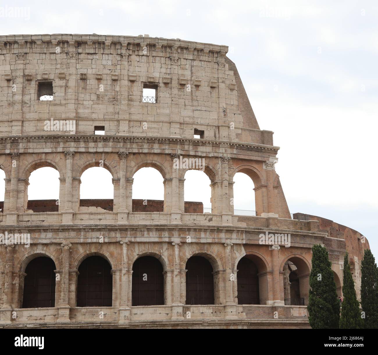 Rome Ancient Roman amphitheater called Colosseo or COLOSSEO in Italian ...
