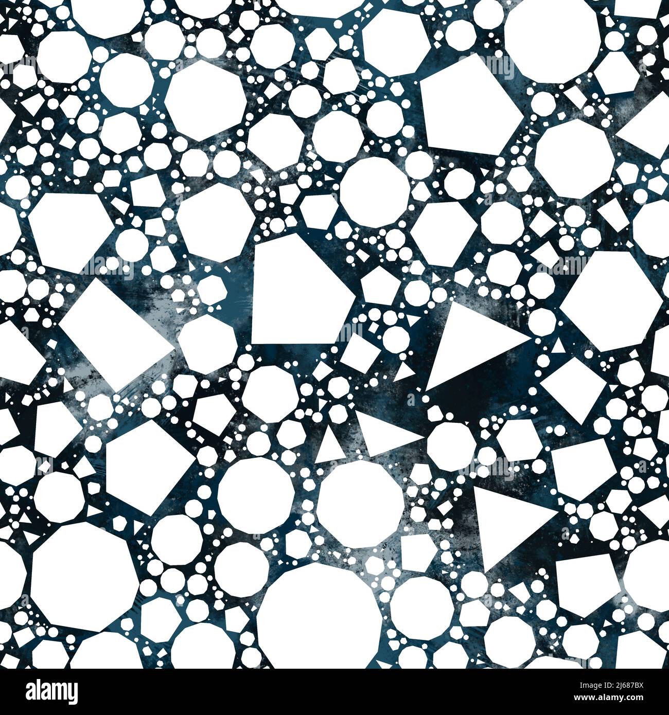 Seamless navy blue and white abstract grungy seamless surface pattern ...