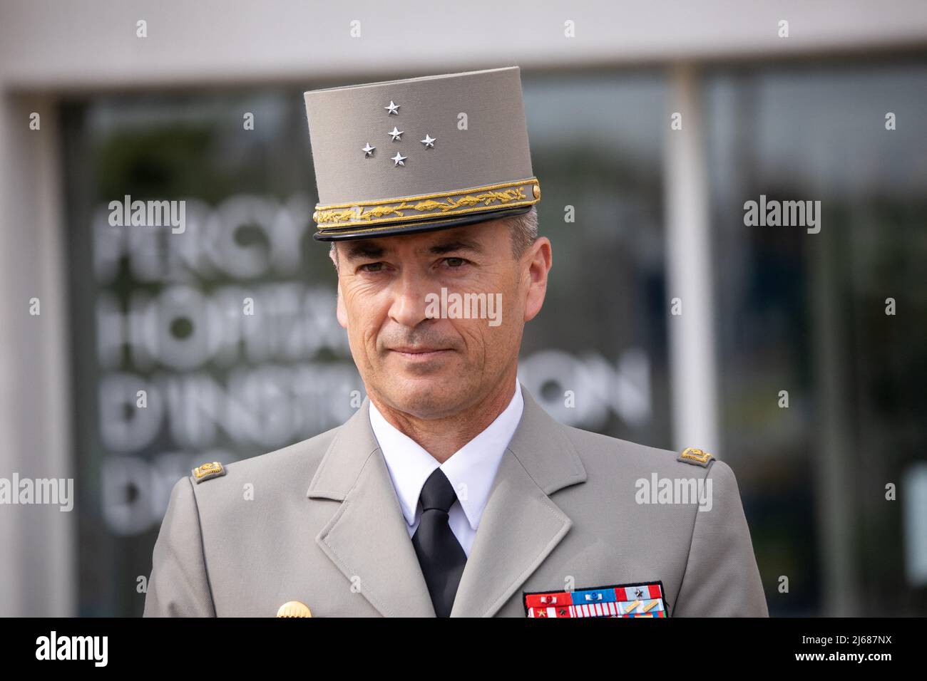 Clamart, France. 28th Apr, 2022. French Army Chief General Thierry ...