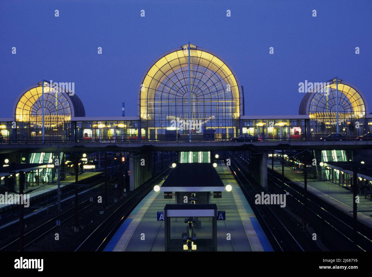 Høje Taastrup station Stock Photo - Alamy