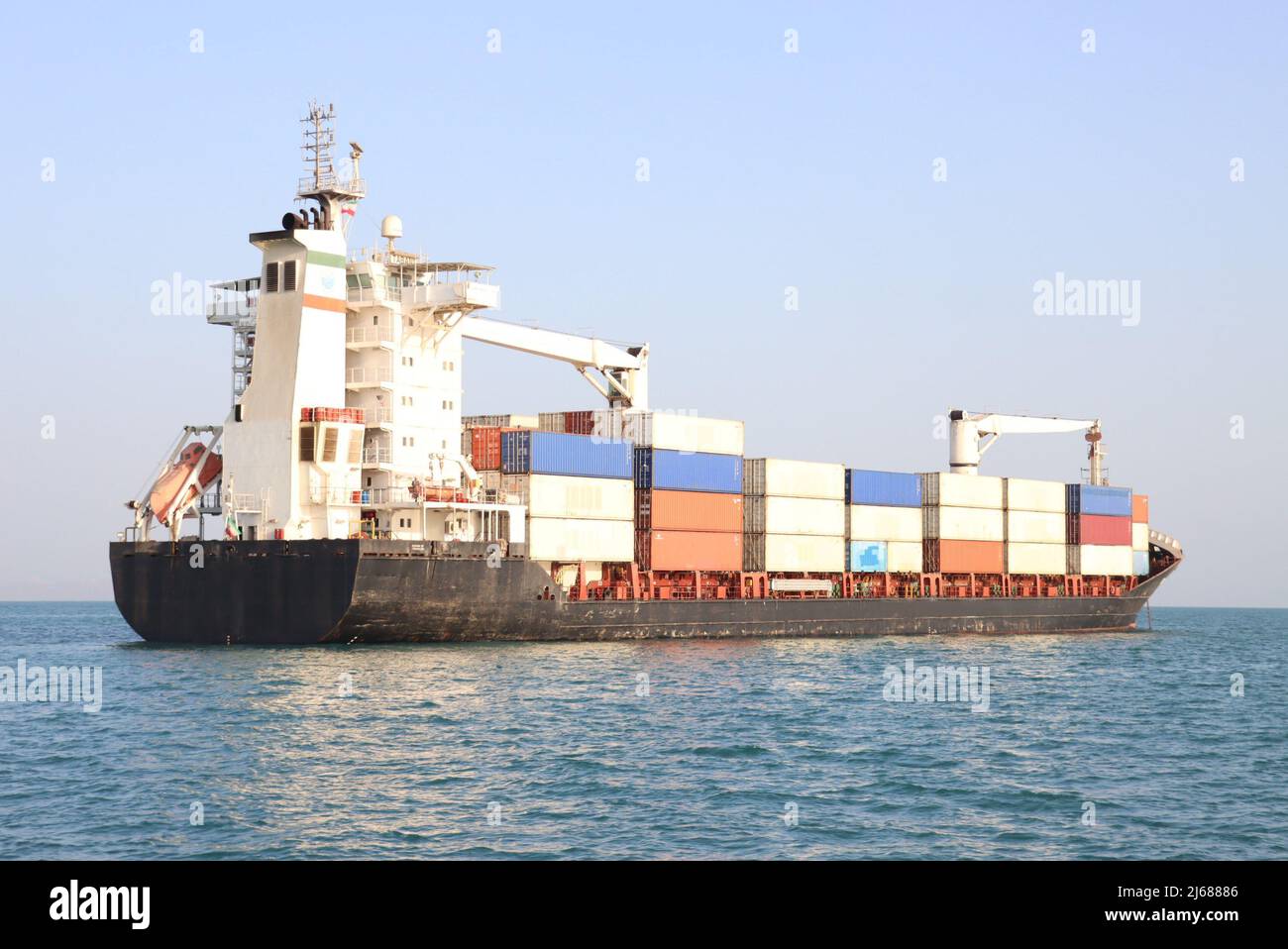 Ship transport at sea Stock Photo - Alamy