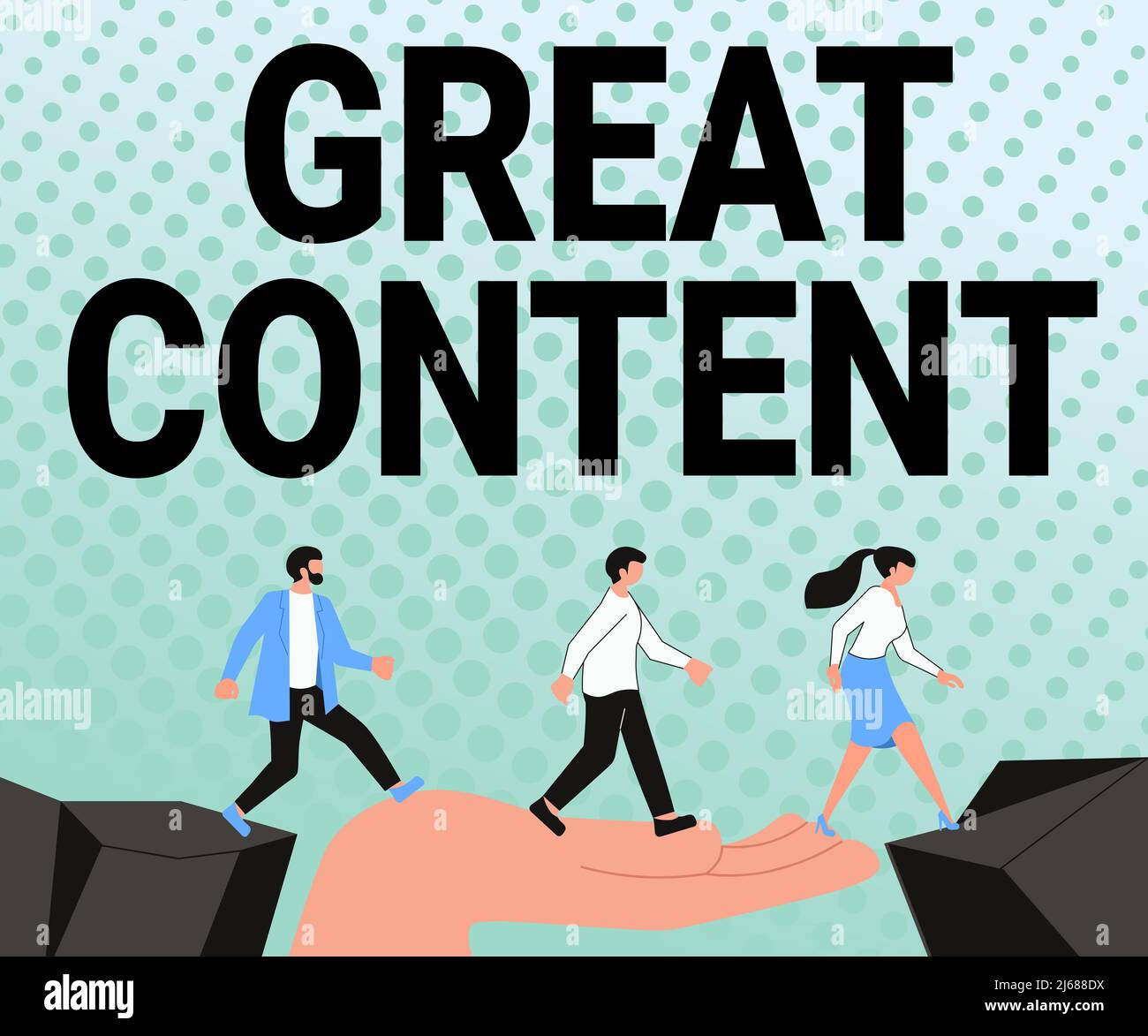 Sign displaying Great Content. Concept meaning Satisfaction ...