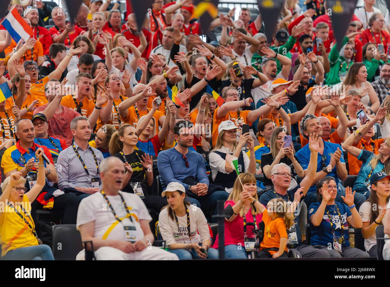 Crowd at the Invictus Games at Het Hofbad the Hague, Netherlands ...