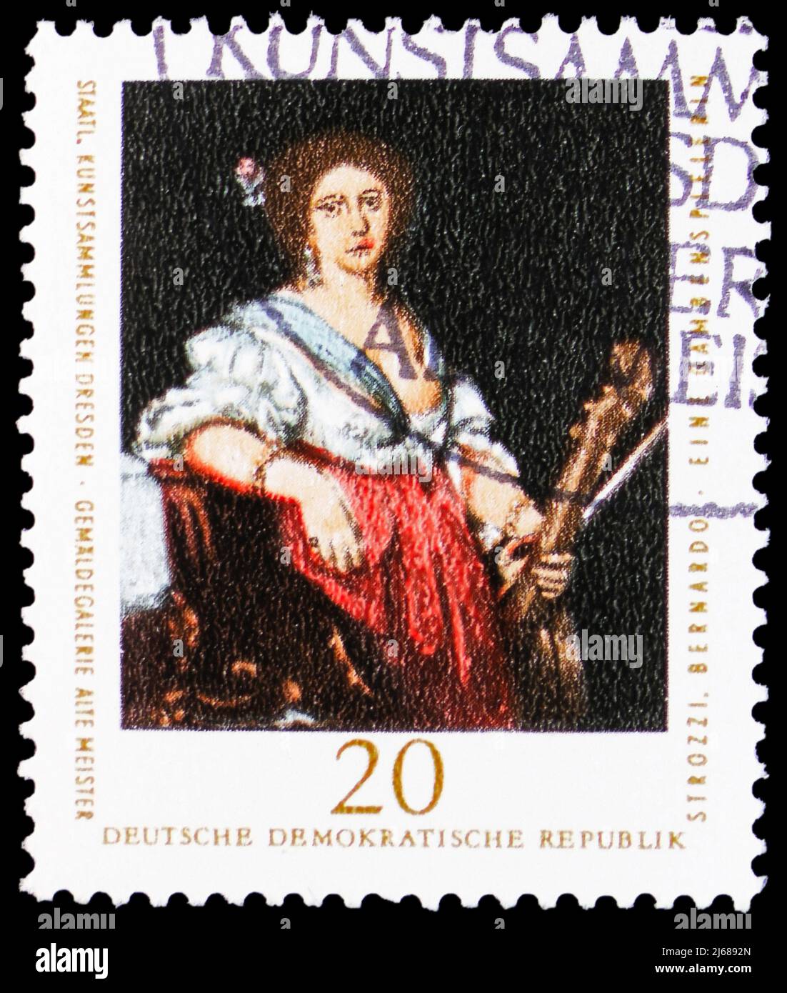 MOSCOW, RUSSIA - MARCH 27, 2022: Postage stamp printed in Germany shows ...