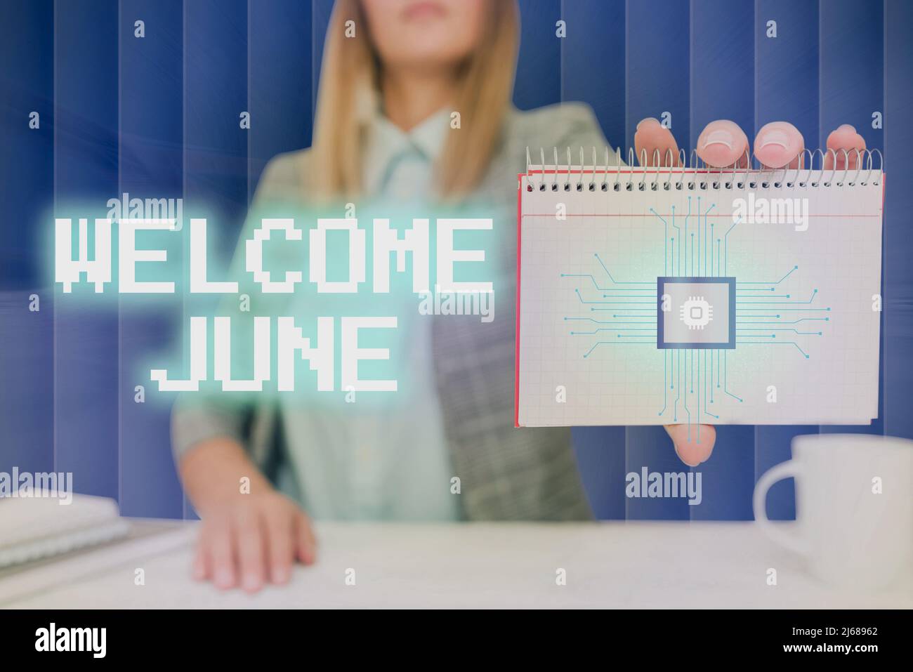 Conceptual display Welcome June. Concept meaning Calendar Sixth Month ...