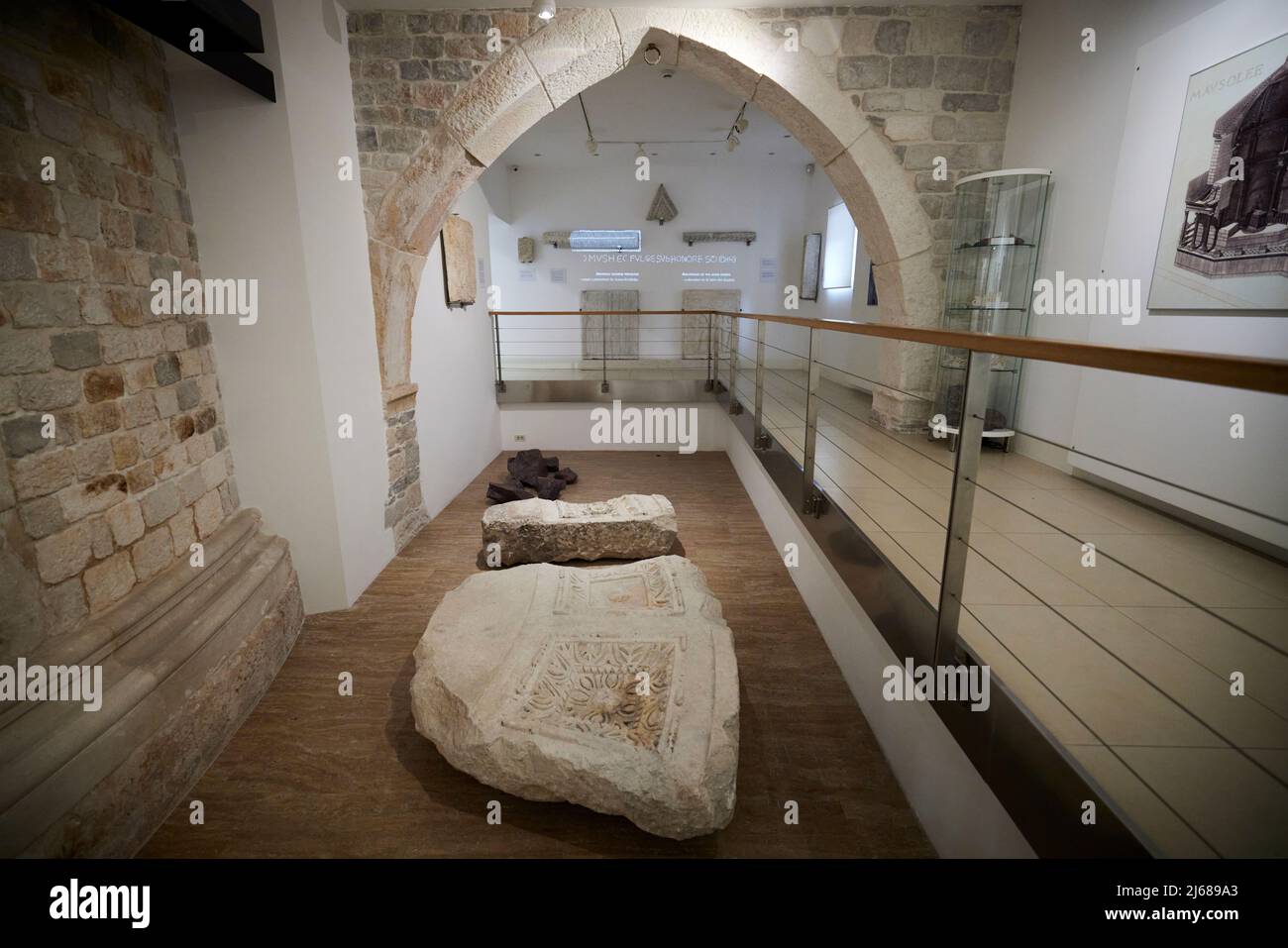 The city of Split in Croatia in the region of Dalmatia, the waterfront ...