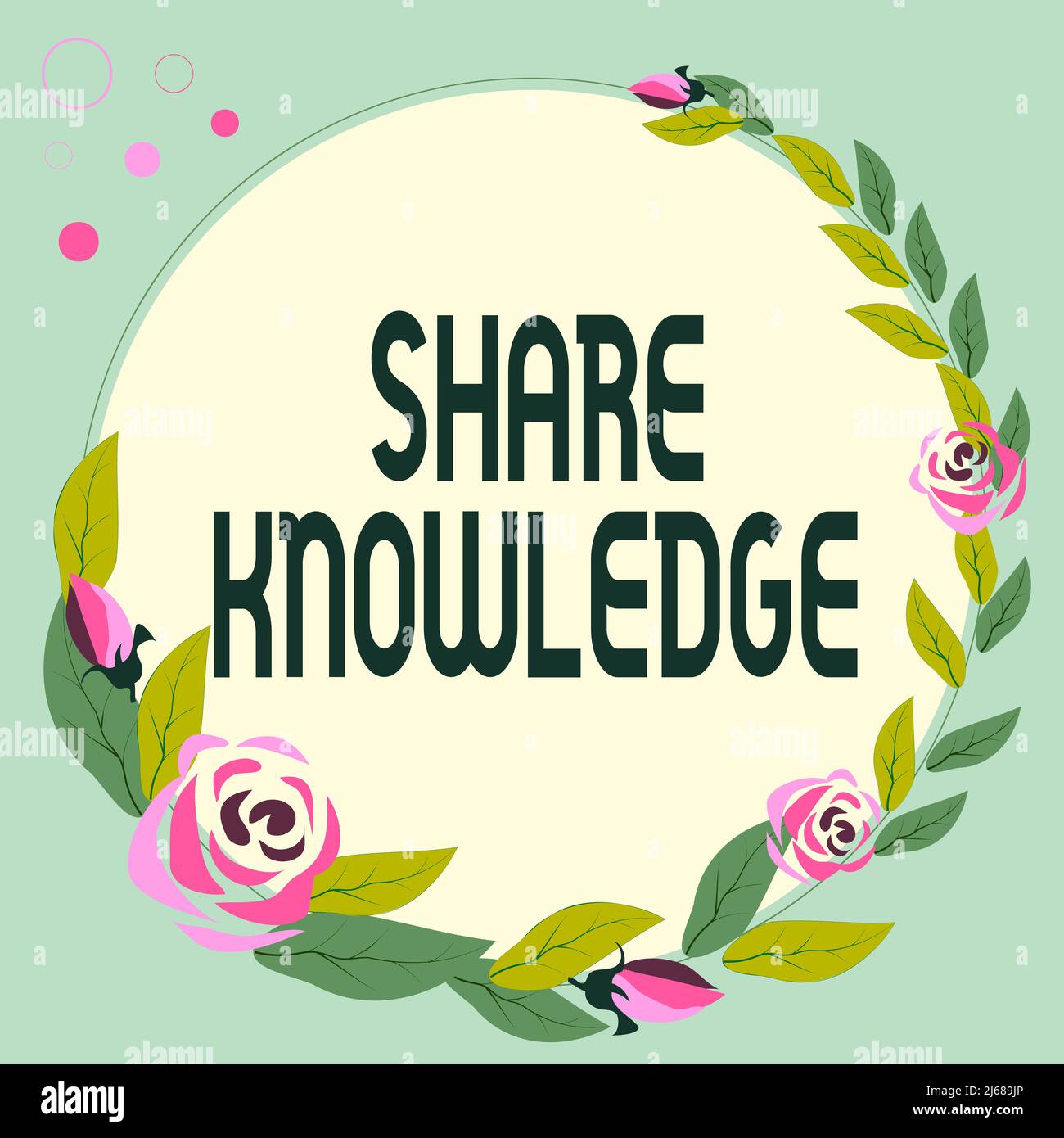 Text showing inspiration Share Knowledge. Internet Concept teaching ...