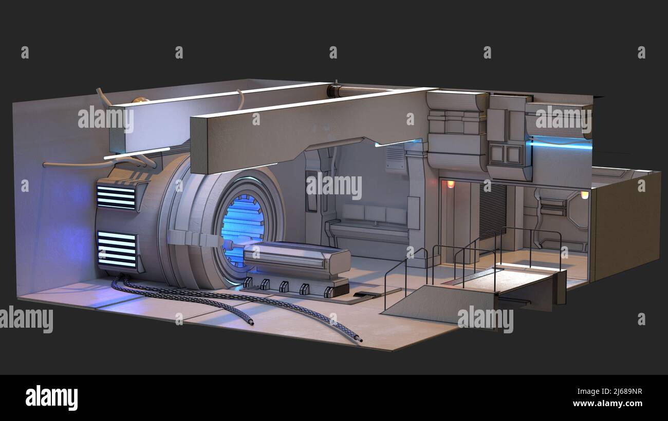 Futuristic Laboratory Exterior