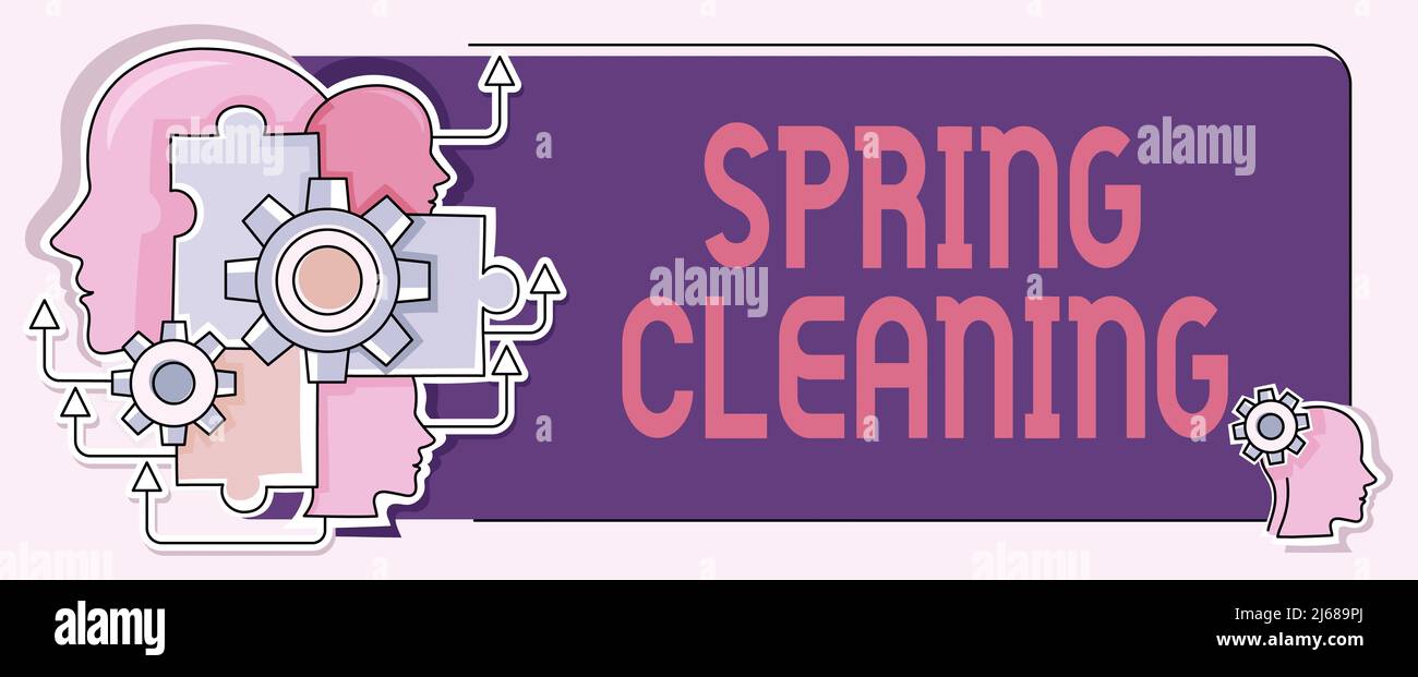 Conceptual display Spring Cleaning. Word Written on practice of ...