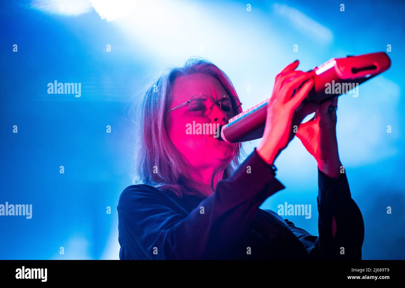 Malmo, Sweden. 28th, April 2022. The Swedish band The Wannadies ...