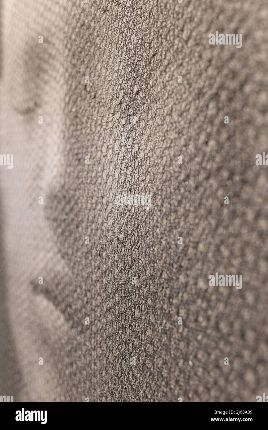 Female Portrait made with Overlapping Twisted Wire Mesh Stock Photo - Alamy