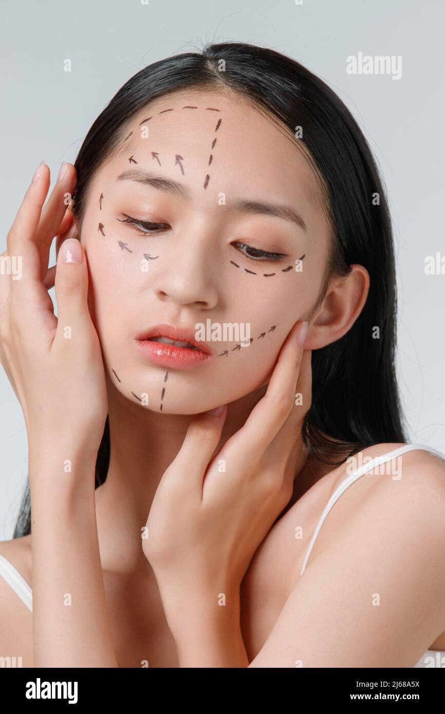 Young women have plastic surgery Stock Photo - Alamy