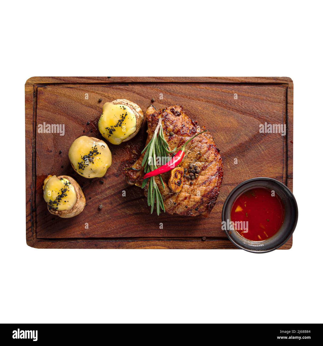 Steak cooked isolated hi-res stock photography and images - Alamy