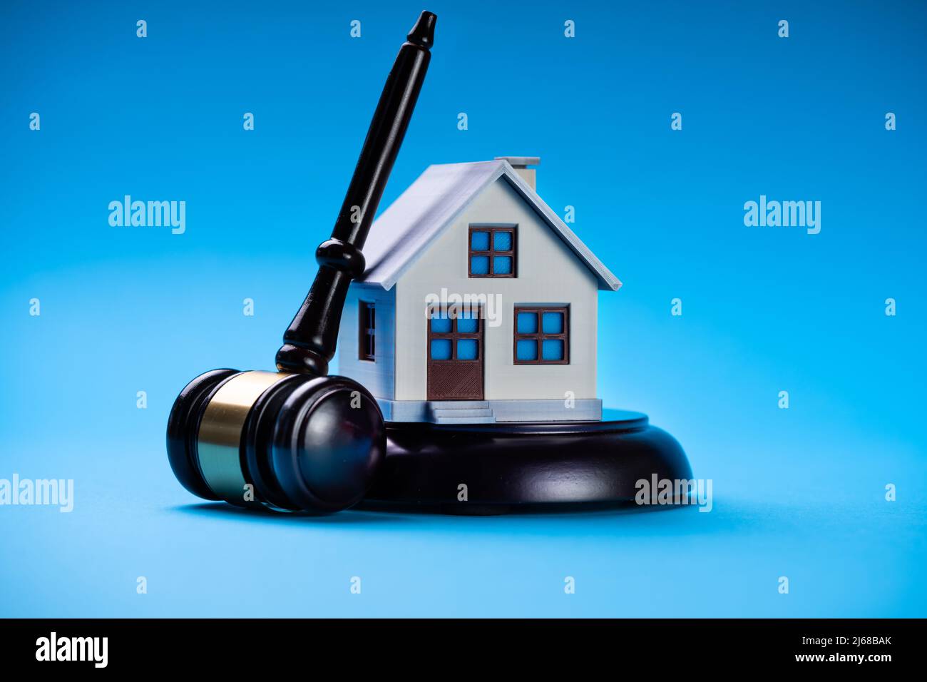 Real Estate House Foreclosure Lawyer. Property Litigation Stock Photo ...