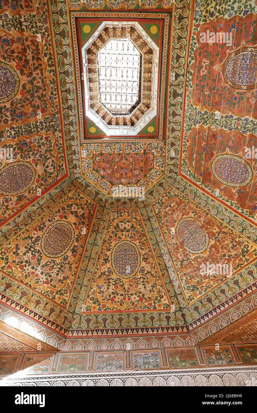 Bahia Palace in Marrakech City in Morocco Stock Photo - Alamy